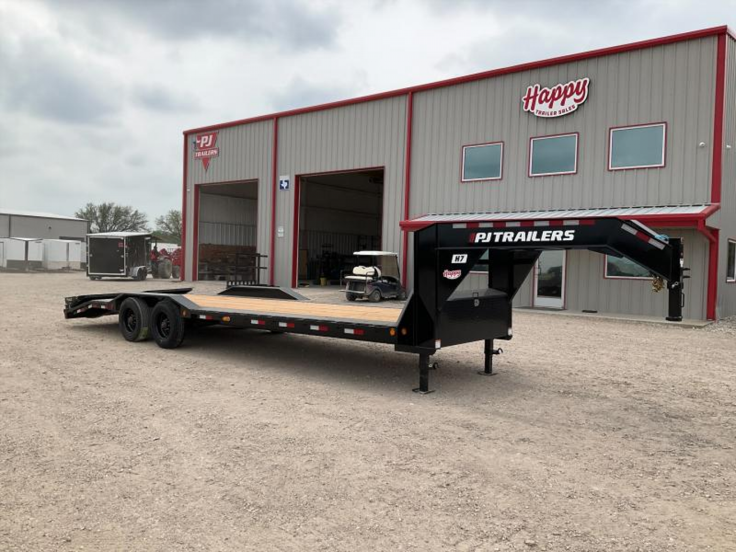 New 2026 PJ 102"x28' GN 10" Pro-Beam Super Wide Equipment Trailer - H7
